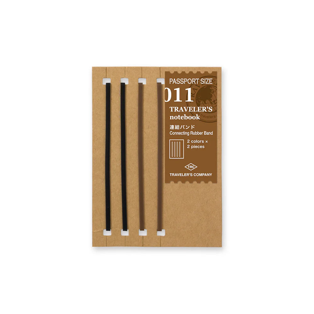 TRAVELER'S Notebook Passport Size Refill - 011 Connecting Rubber Bands ...