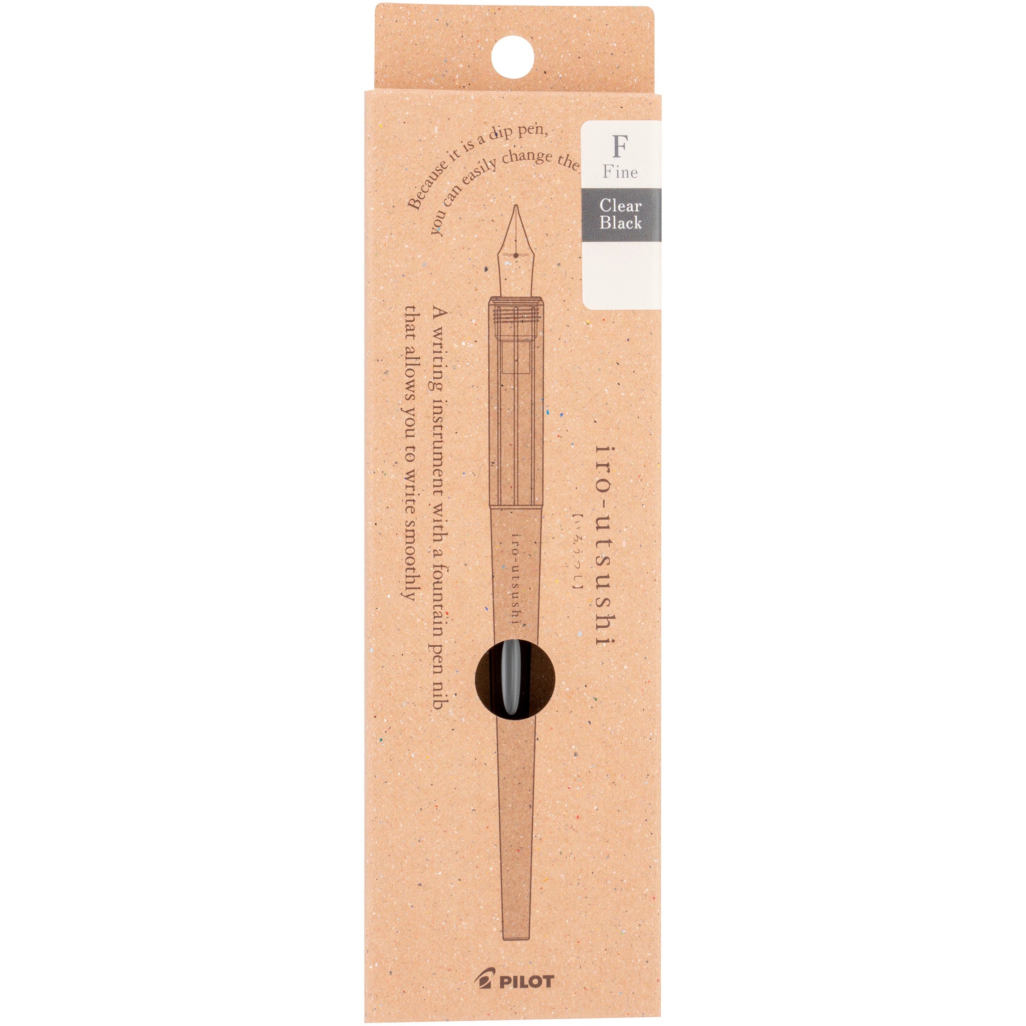 Pilot Iro-Utsushi Dip Pen - Black Resin – Flax Pen to Paper