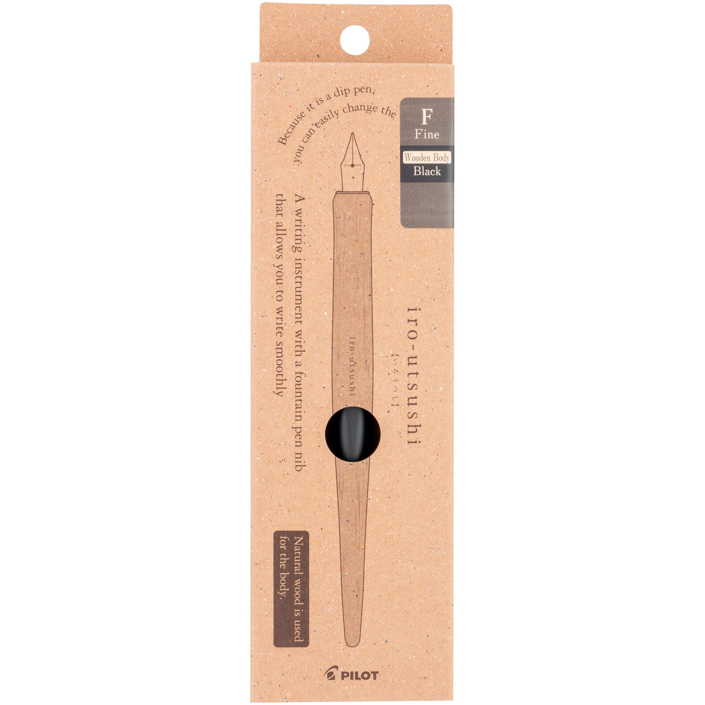 Pilot Iro-Utsushi Dip Pen - Wooden Black – Flax Pen to Paper