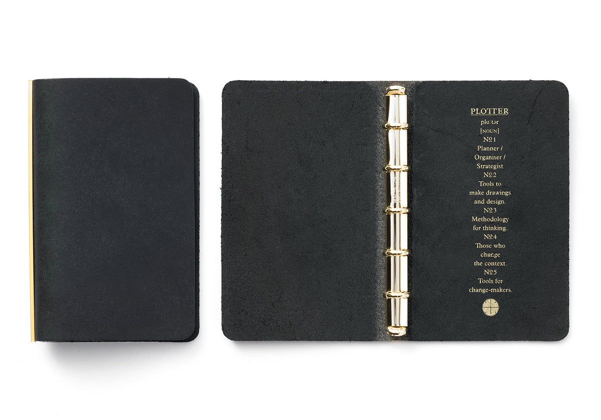 PLOTTER Pueblo 6-Ring Leather Binder - Mini 5 Size – Flax Pen to Paper