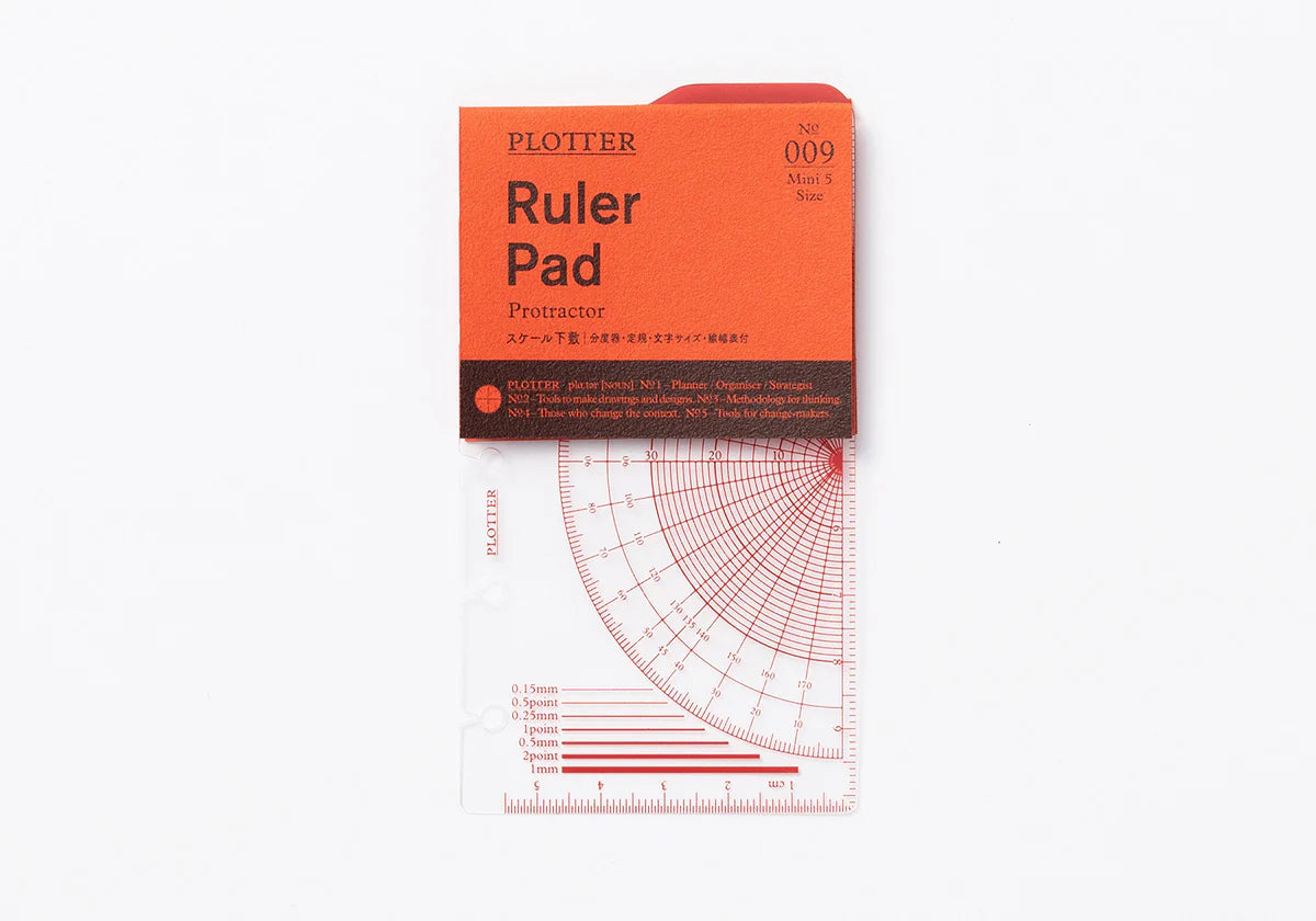 PLOTTER Mini 5 Ruler Pad – Flax Pen to Paper