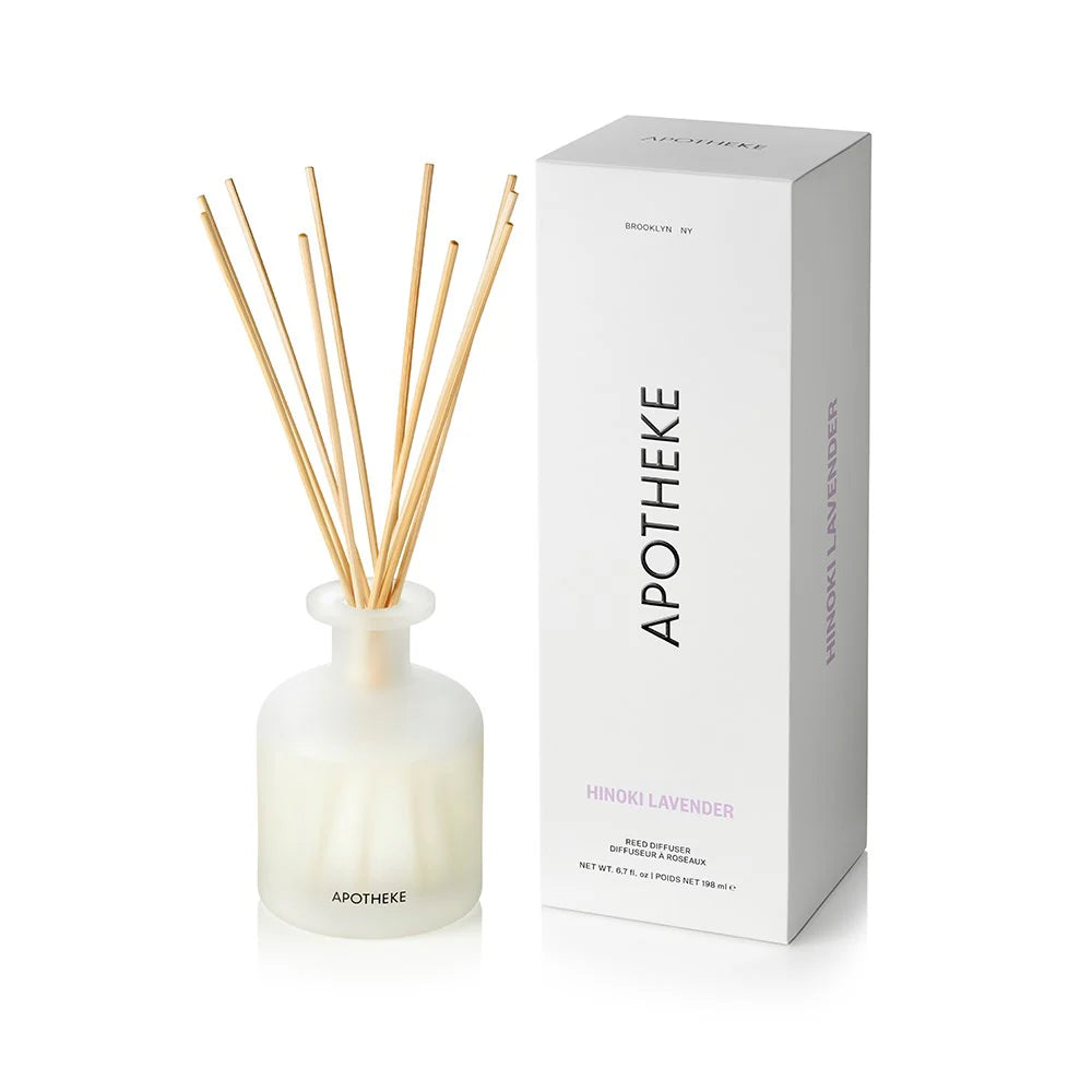 Apotheke Hinoki Lavender Reed Diffuser – Flax Pen to Paper