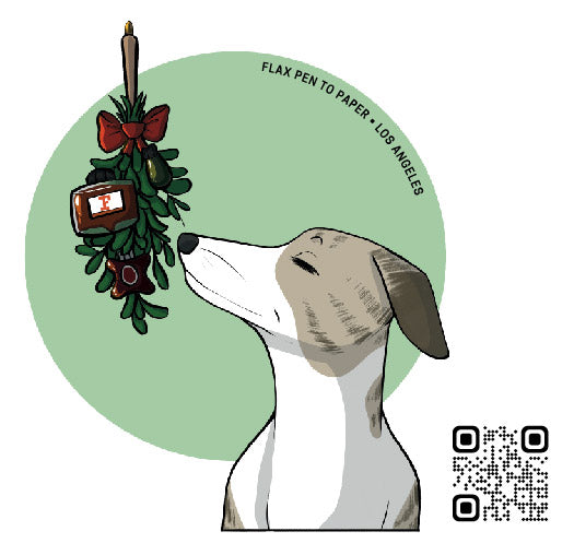 Flax Sticker - Jean-luc under the mistletoe - BIG STICKER – Flax Pen to ...