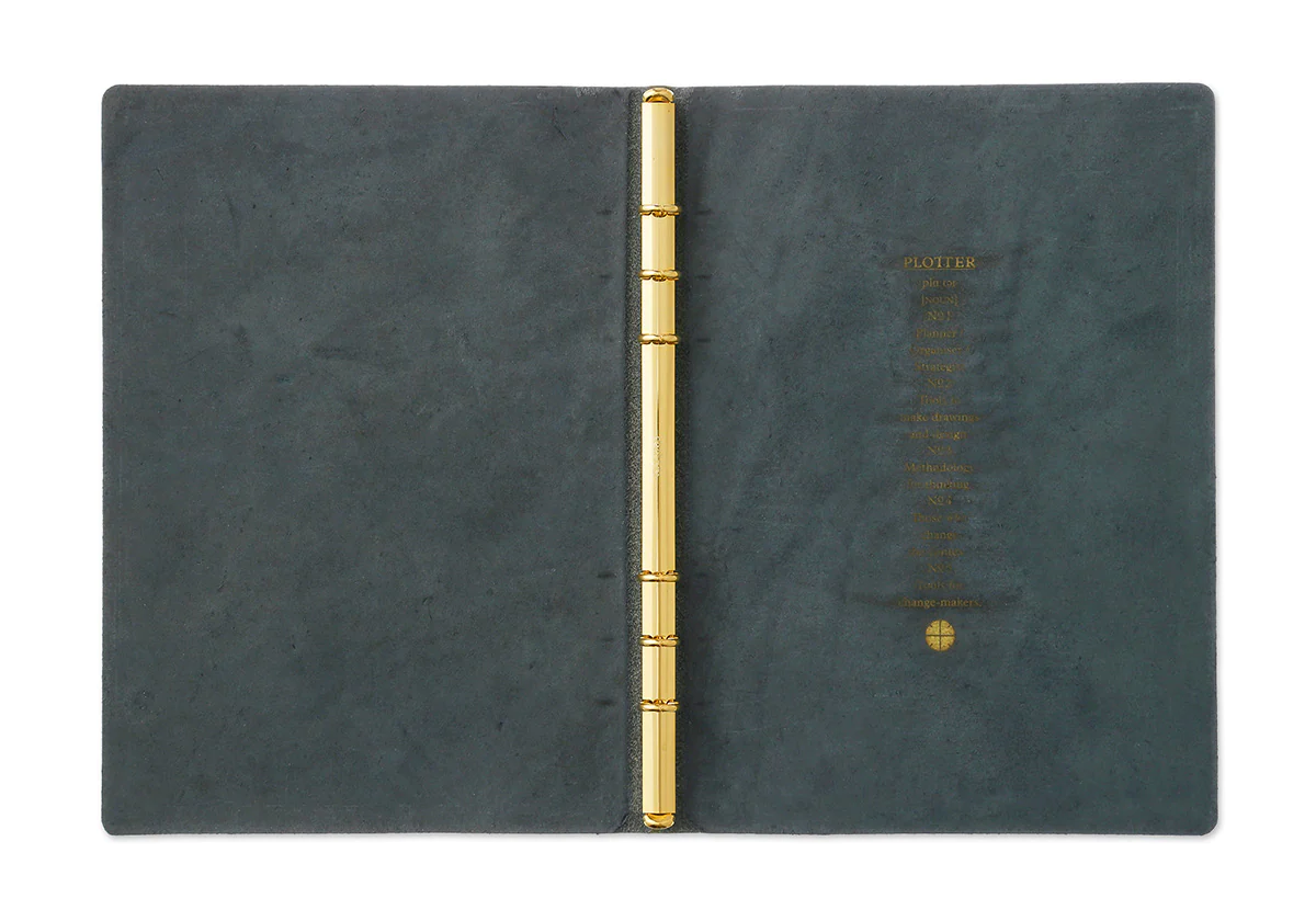 PLOTTER Pueblo 6-Ring Leather Binder - A5 Size – Flax Pen to Paper
