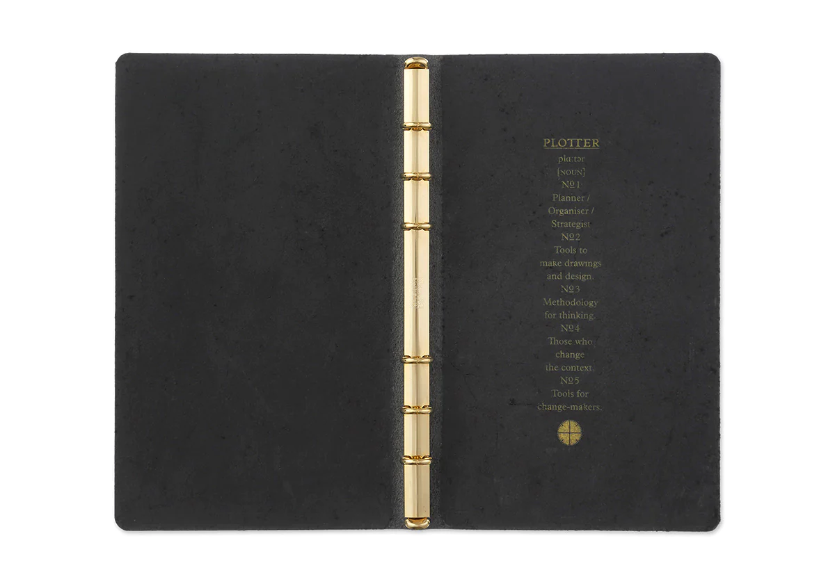 PLOTTER Pueblo 6-Ring Leather Binder - Bible Size – Flax Pen to Paper