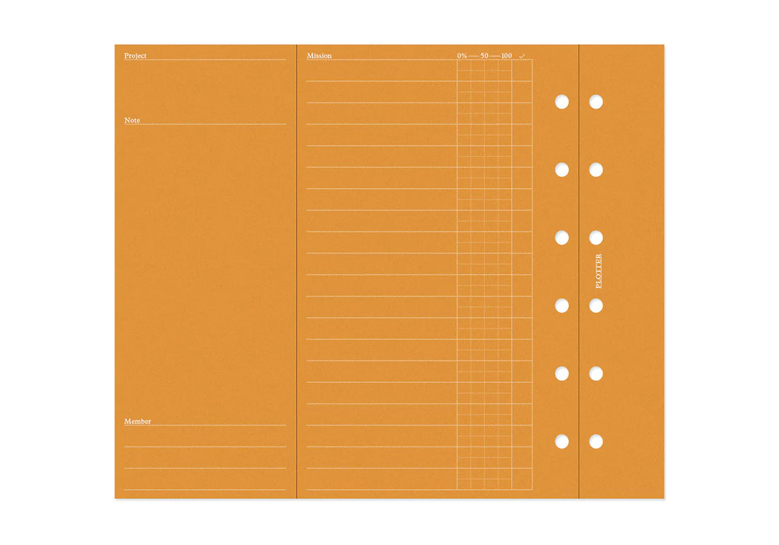 PLOTTER Project Manager 6 Color Assortment - Mini Size – Flax Pen to Paper
