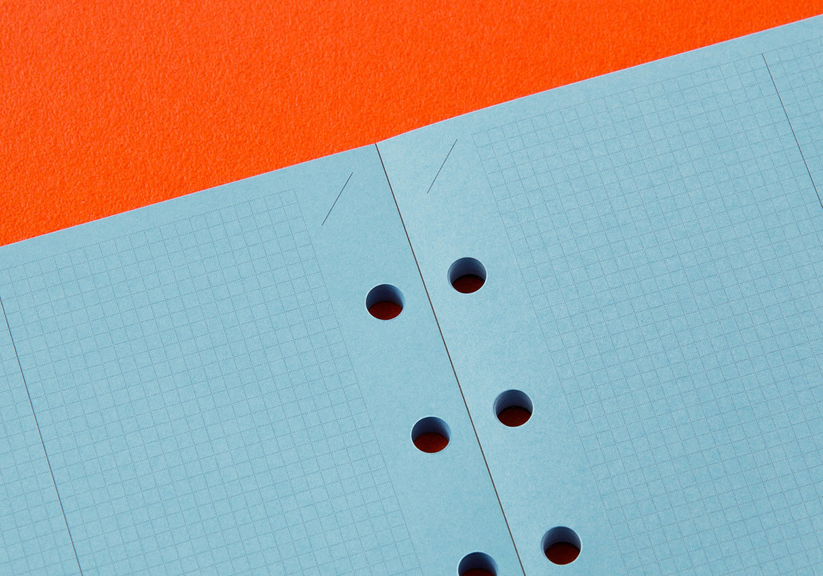 PLOTTER Blue Paper 2mm Grid Quadrant Graph 80sheets - Mini Size – Flax ...