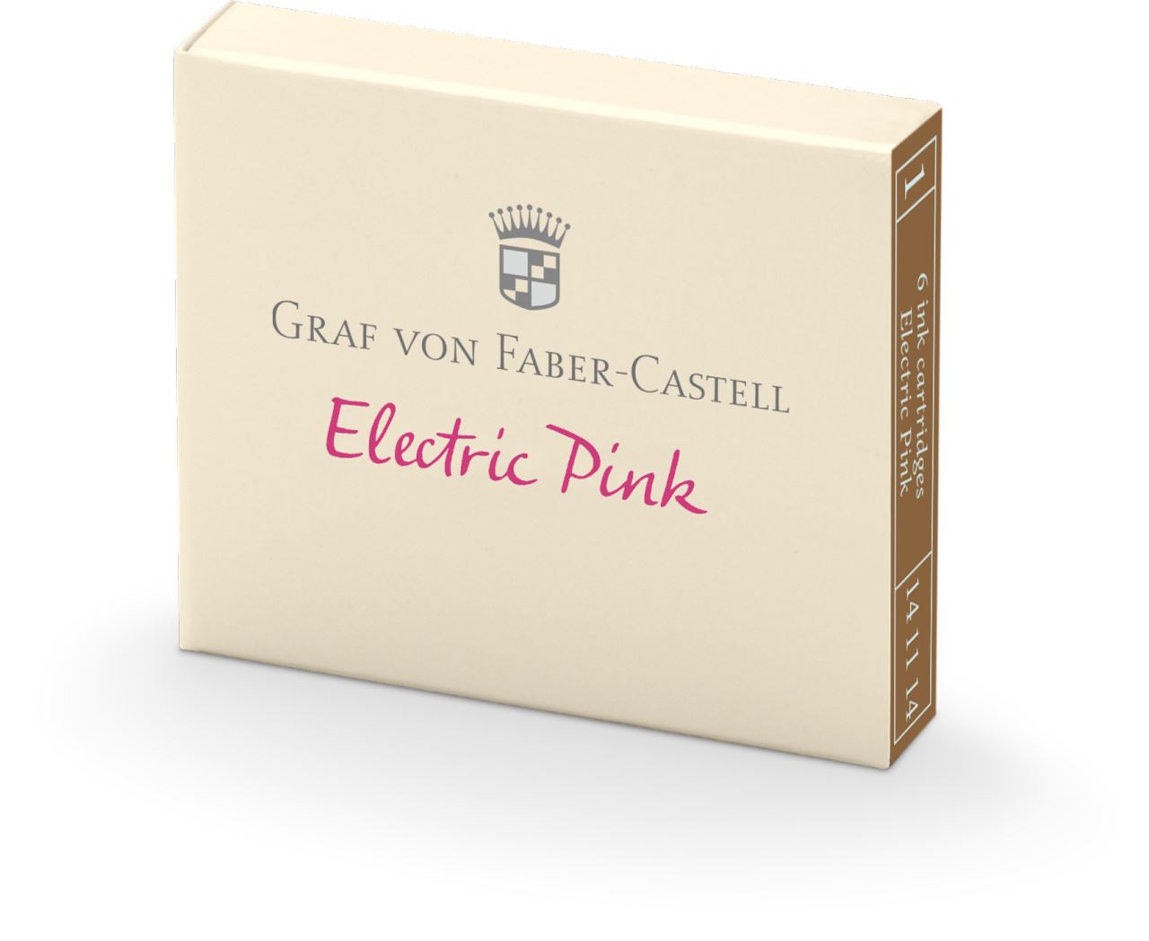 Graf Von Faber Castell Ink Pen Refill Cartridges (6 Pack) - Electric P ...