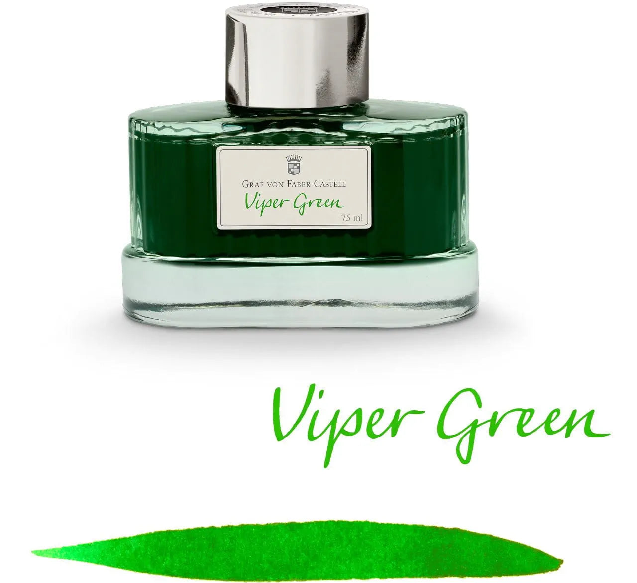 Graf Von Faber Castell Bottled Ink 75ml - Viper Green – Flax Pen to Paper