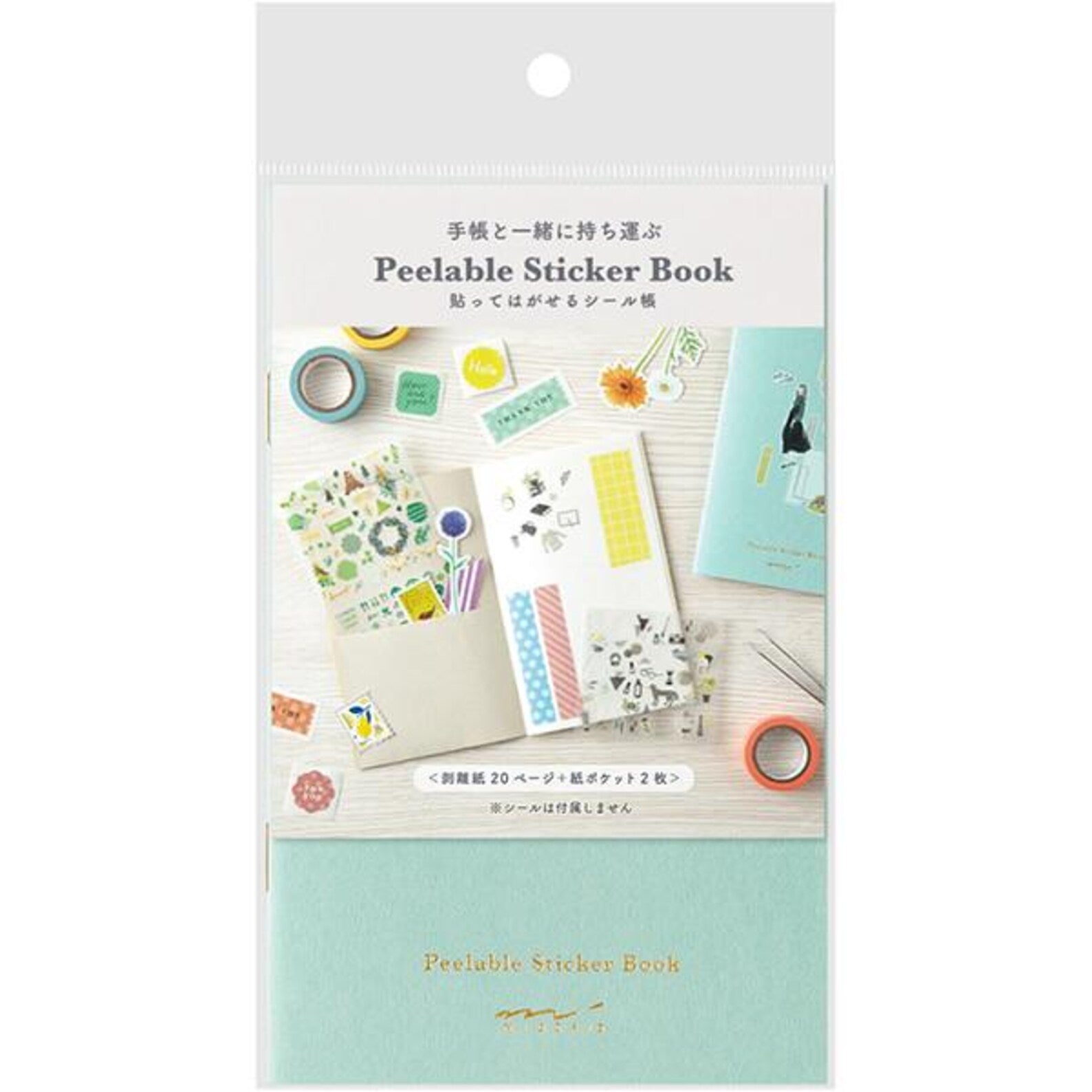 Midori Peelable Sticker Book – Flax Pen to Paper