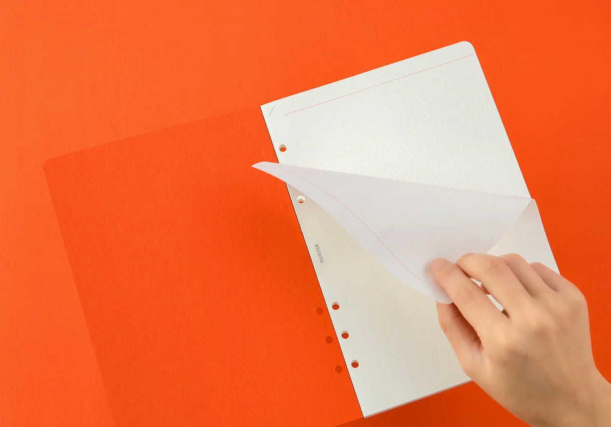 PLOTTER 2mm Grid Memo Pad (80 Sheets) - A5 Size – Flax Pen to Paper