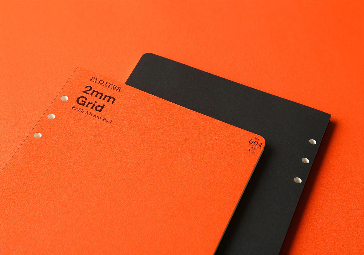 PLOTTER 2mm Grid Memo Pad (80 Sheets) - A5 Size – Flax Pen to Paper