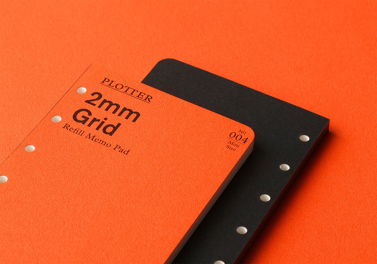 PLOTTER 2mm Grid Memo Pad (80 Sheets) - Mini Size – Flax Pen to Paper