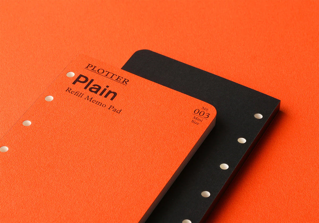 PLOTTER Plain Memo Pad (80 Sheets) - Mini Size – Flax Pen to Paper