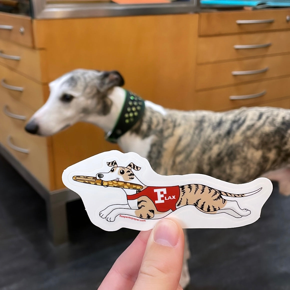 Flax Mascot Sticker - Jean Luc – Flax Pen to Paper
