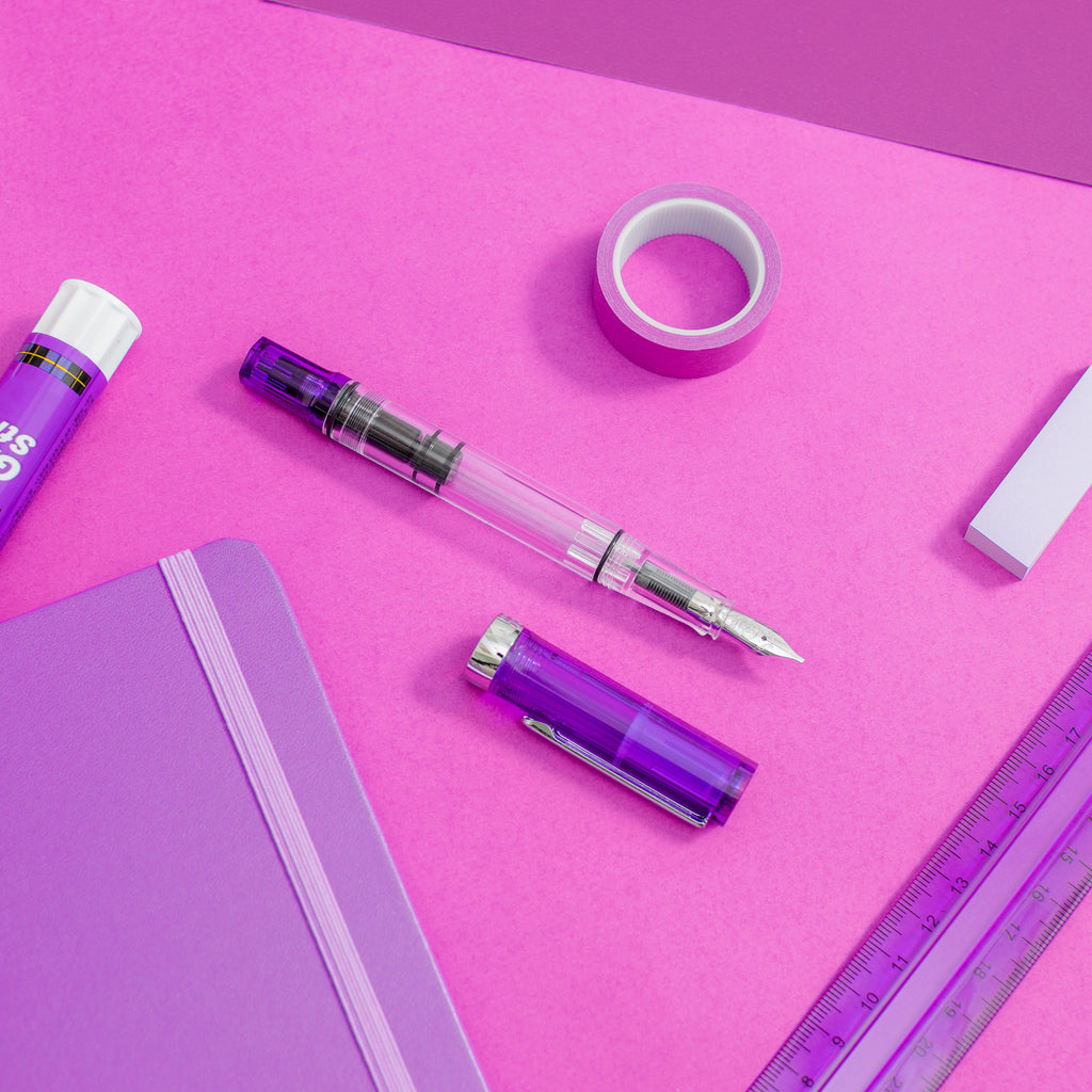 Twsbi ECO Fountain Pen - Transparent Purple – Flax Pen to Paper