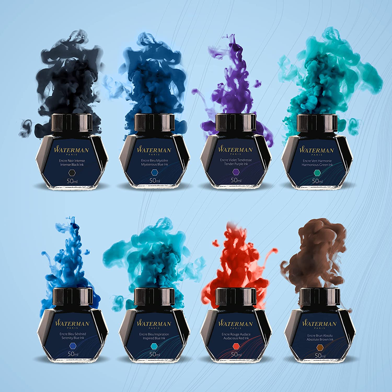 Waterman Bottled Fountain Pen ink (50ml) – Flax Pen to Paper